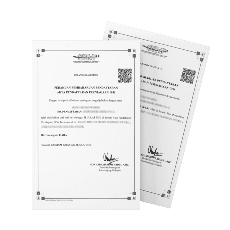 Berapa Harga Pembaharuan SSM? Kos & Cara Renew di Sini!